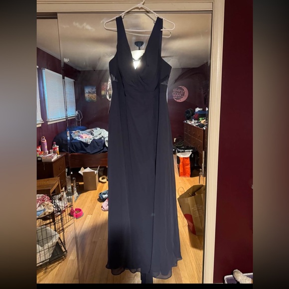 Azazie | Dresses | Azazie Stormy Blue Gown | Poshmark